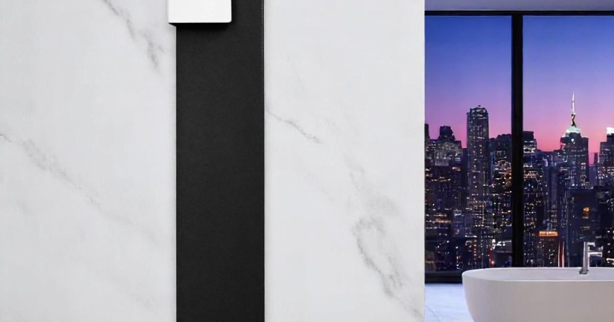 Elektrische radiator met touch en standaard Alexa - Cool